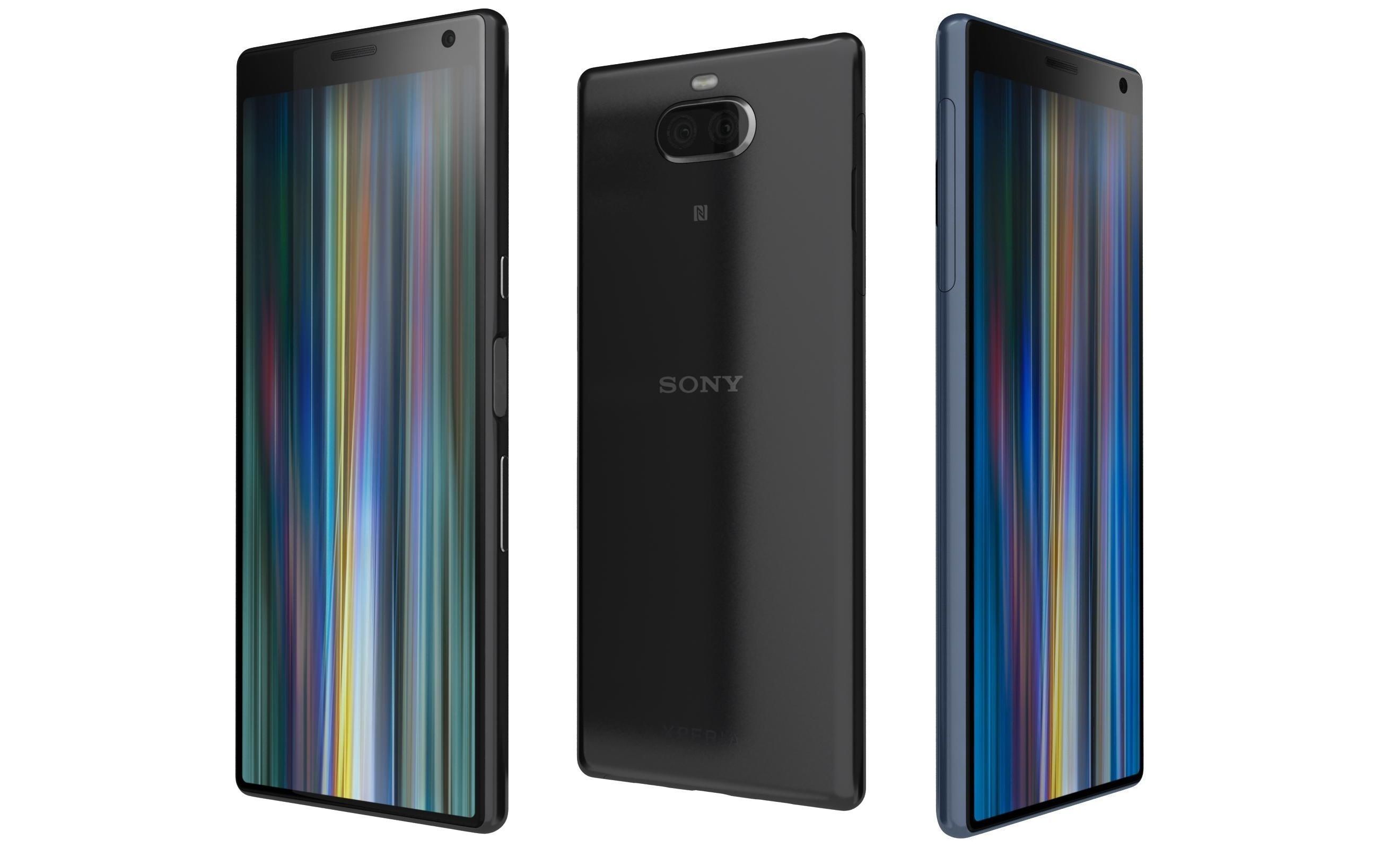 Sony Xperia 10 All Colors 3D model | CGTrader