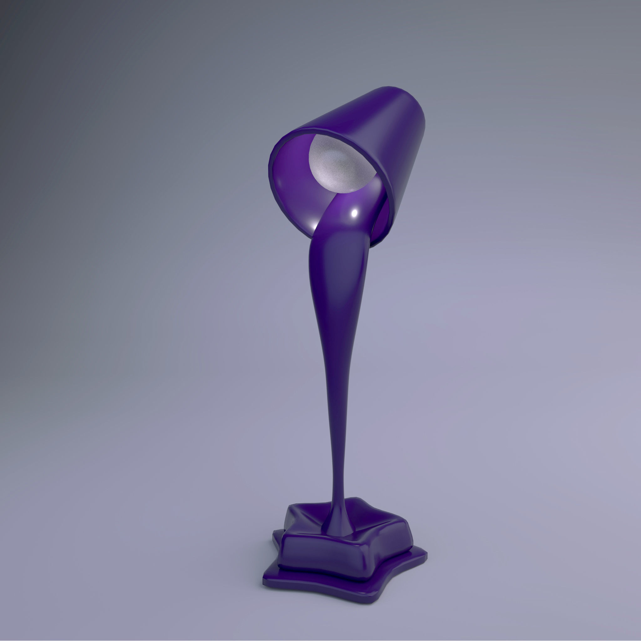 Stylized Table Lamp 3D model | CGTrader