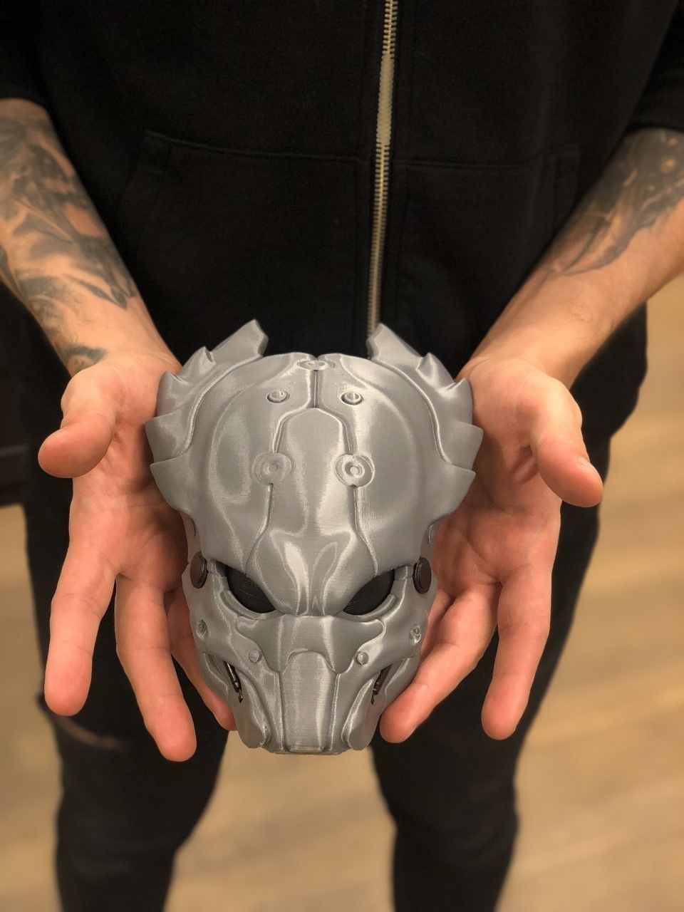 Predator metal skull 3D model 3D printable | CGTrader