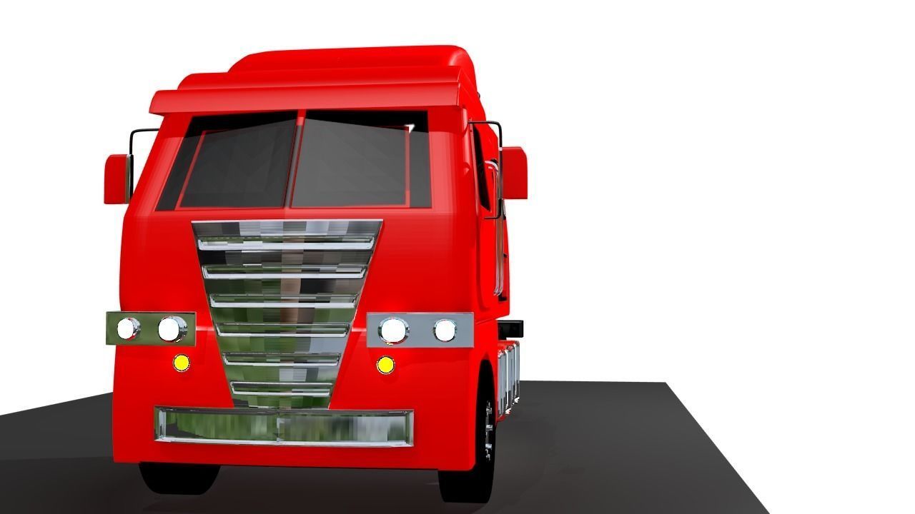 Heavy Truck Low Poly free VR / AR / low-poly 3D model | CGTrader