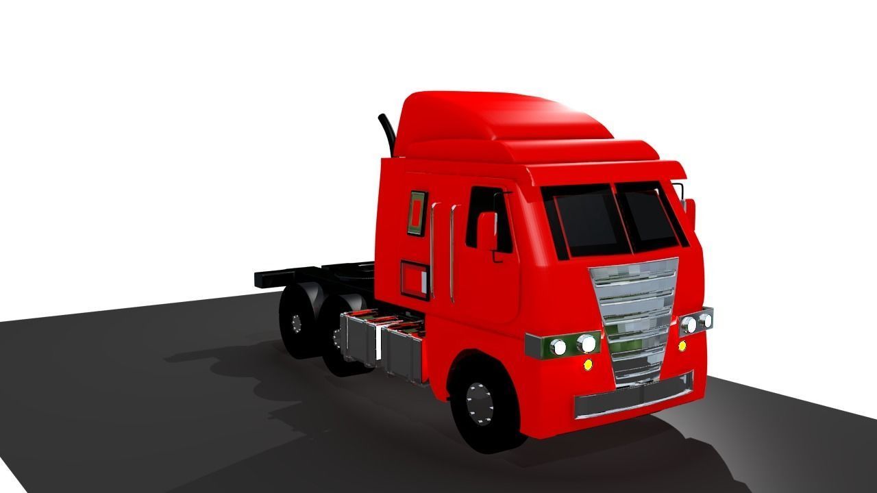 Heavy Truck Low Poly free VR / AR / low-poly 3D model | CGTrader