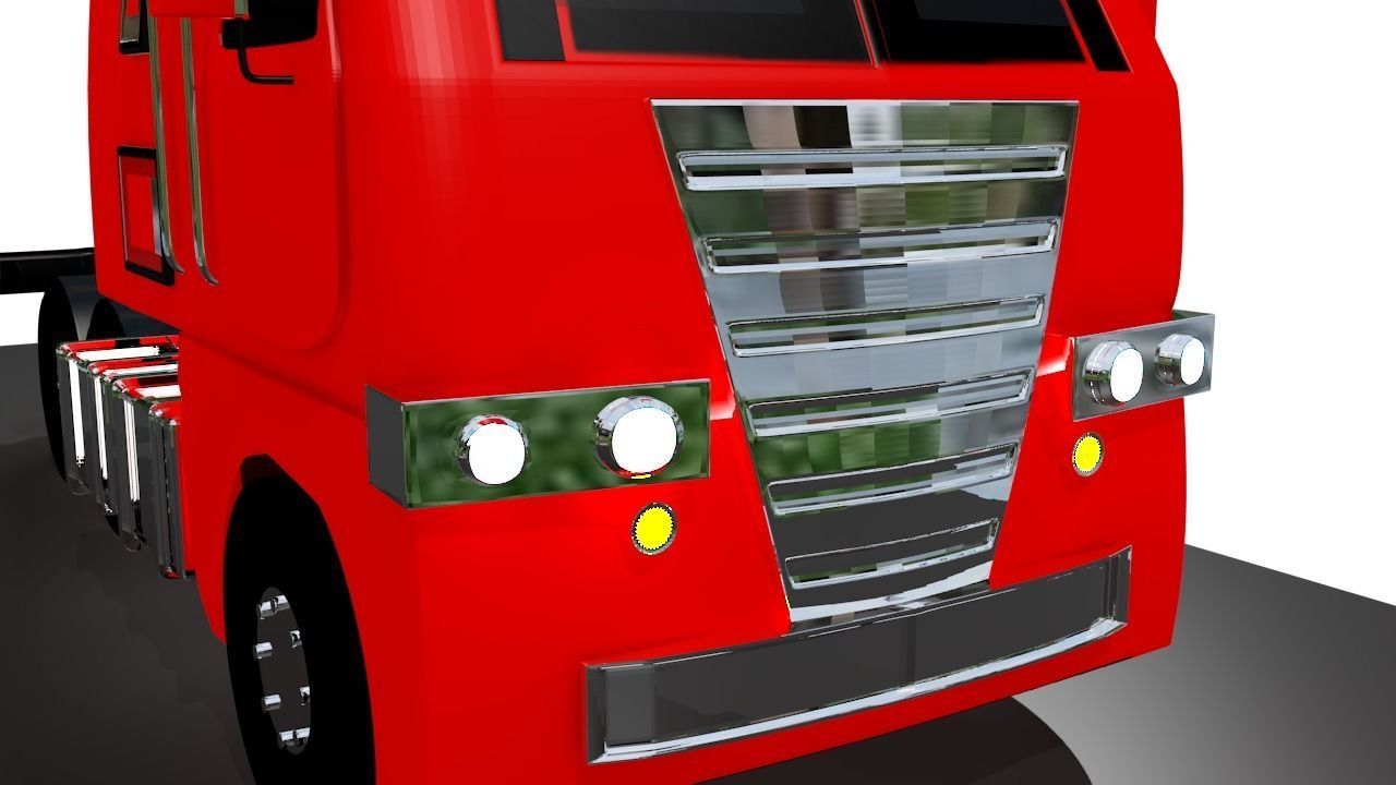 Heavy Truck Low Poly free VR / AR / low-poly 3D model | CGTrader