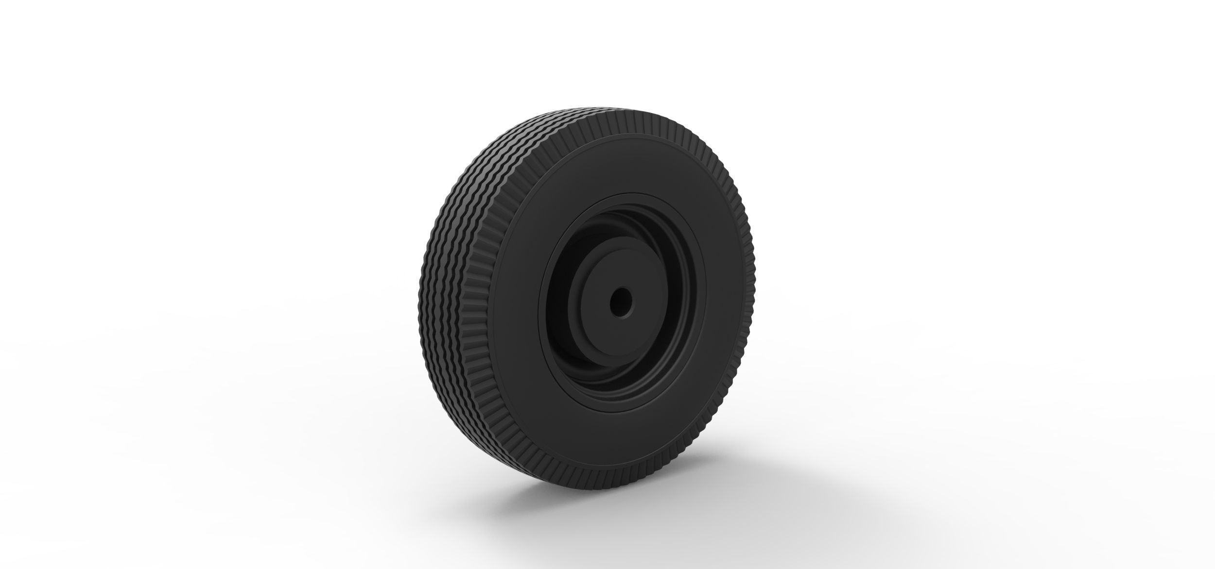 Diecast Wheel from retro car 3D model 3D printable | CGTrader