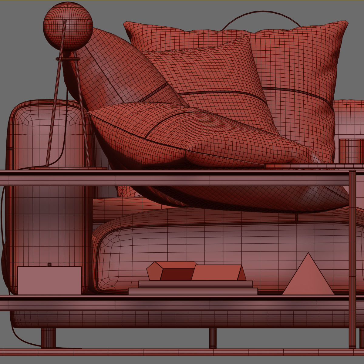 Sofas set 4 3D model | CGTrader