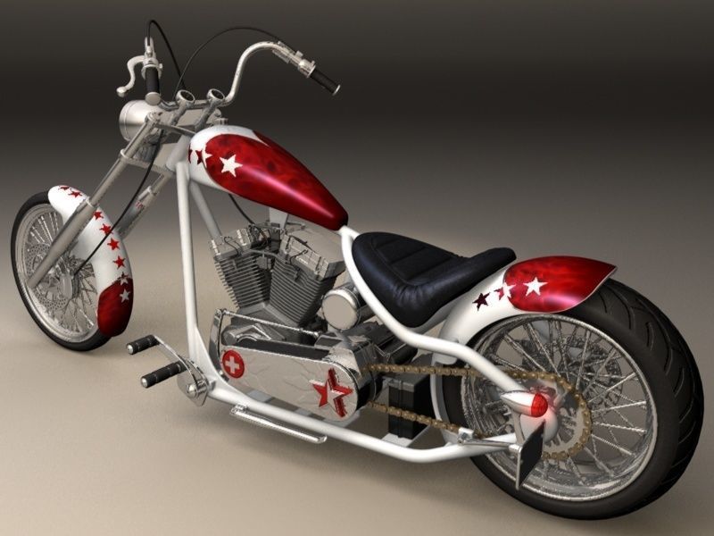 Chopper VS 3D model | CGTrader
