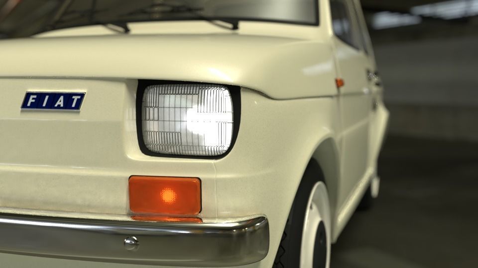 Fiat 126p 3D model | CGTrader