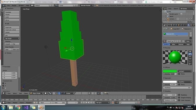 Simple tree 3D model 3D printable | CGTrader