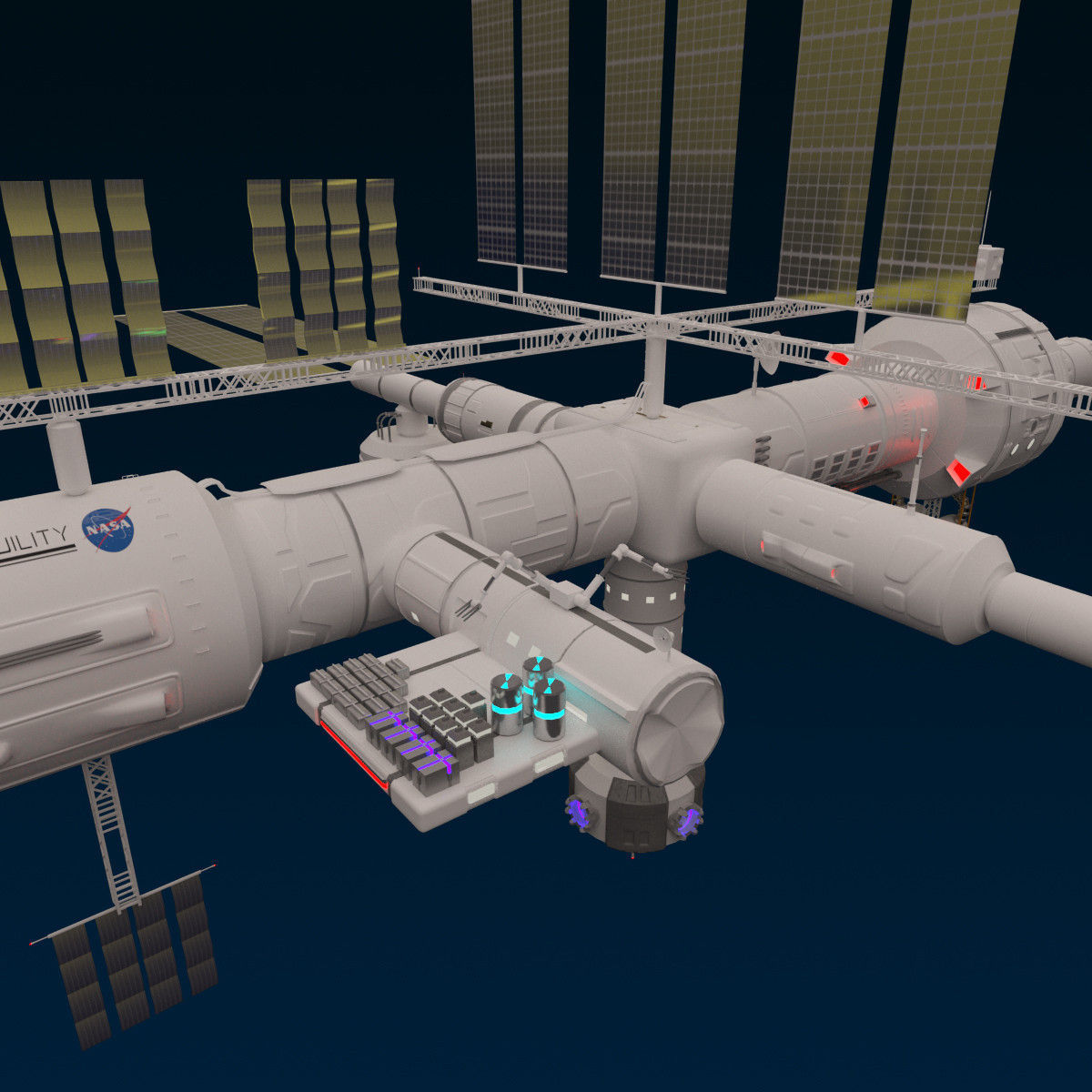 Space Station 3D model | CGTrader