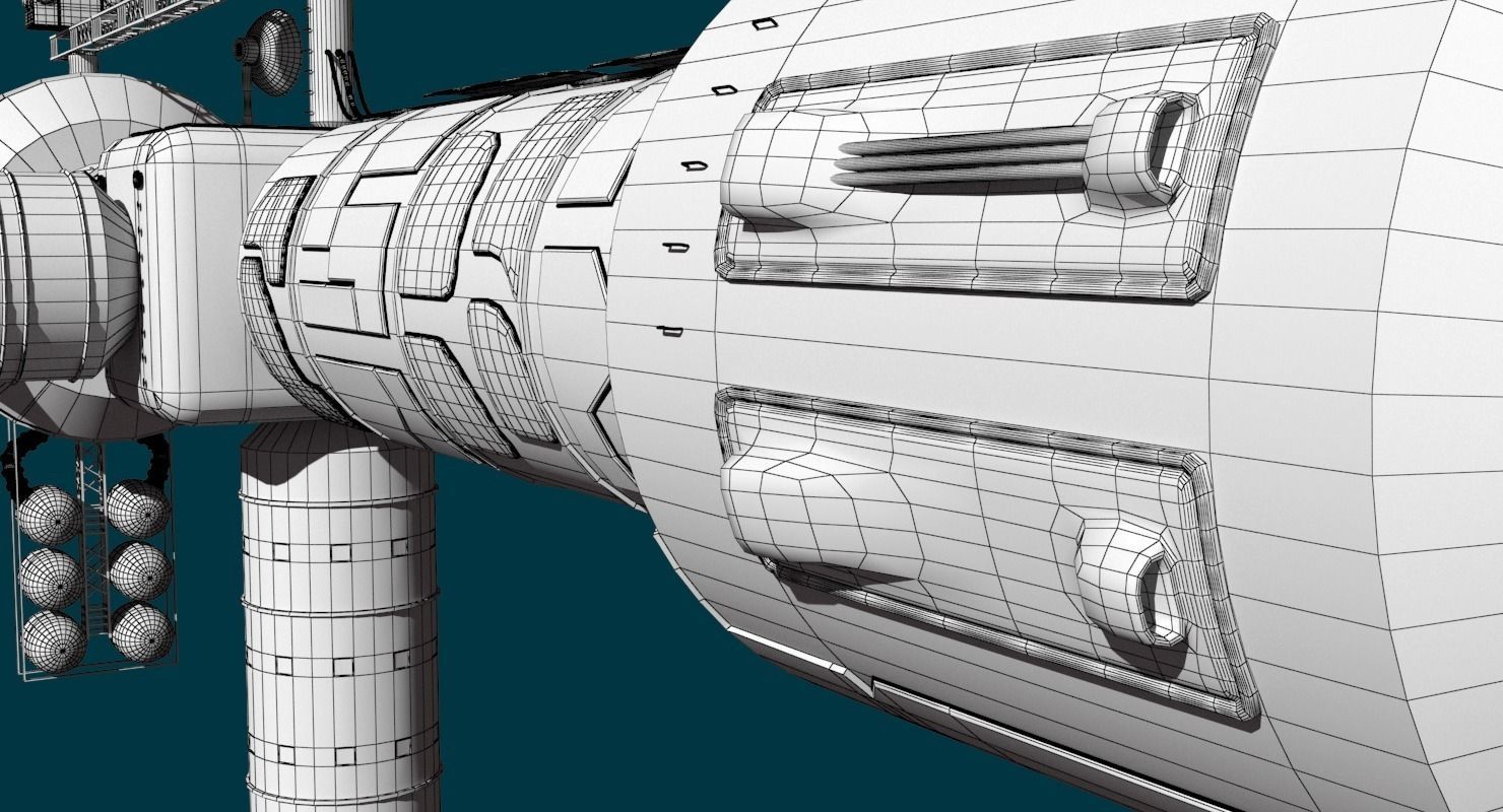 Space Station 3D model | CGTrader