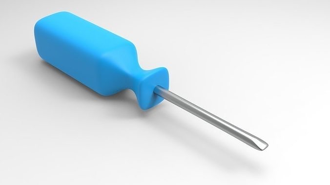 Simple screwdriver free 3D model | CGTrader