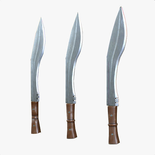 3D model Combat Knife PBR Specular Mobile LOD VR / AR / low-poly | CGTrader