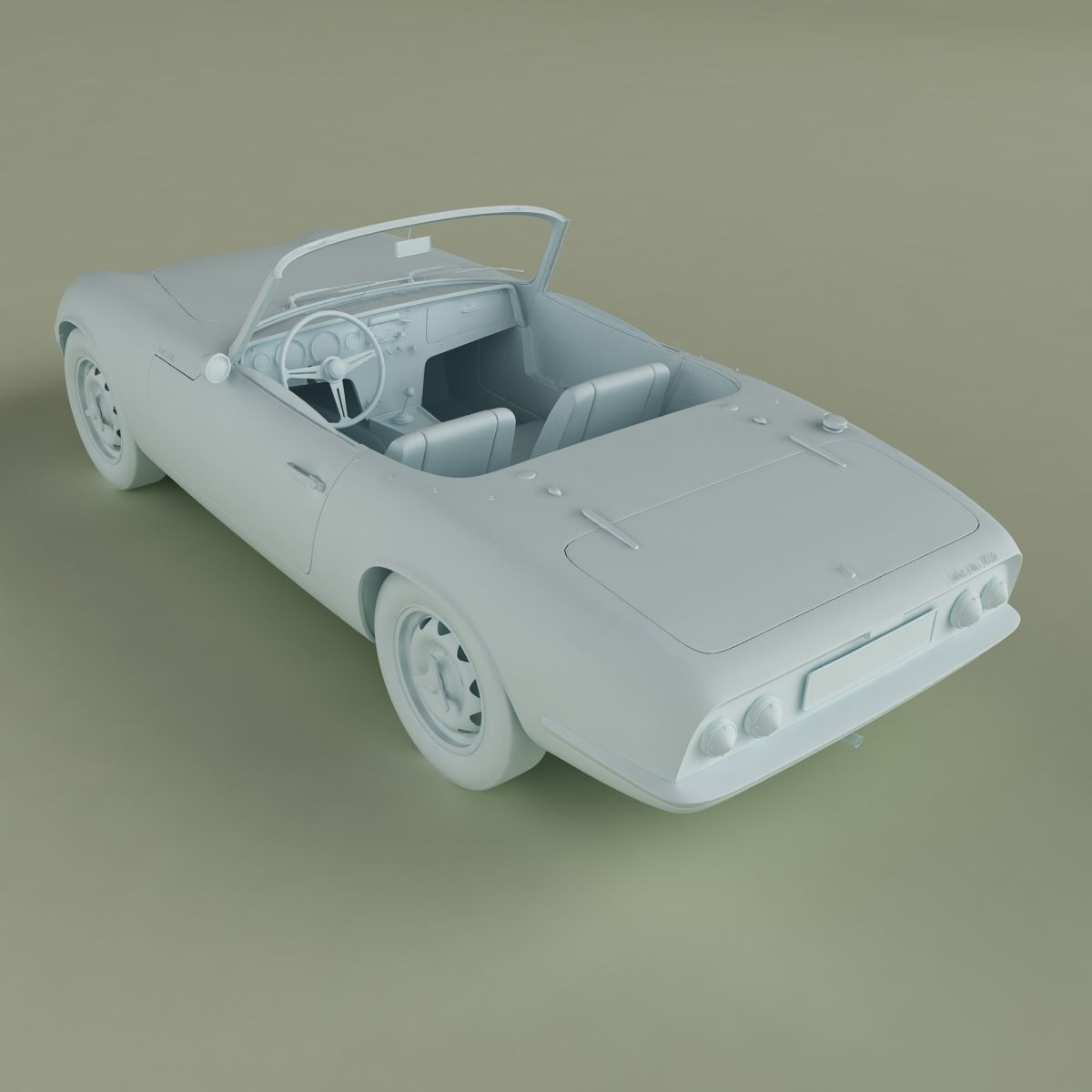 Lotus Elan S1 3D model | CGTrader