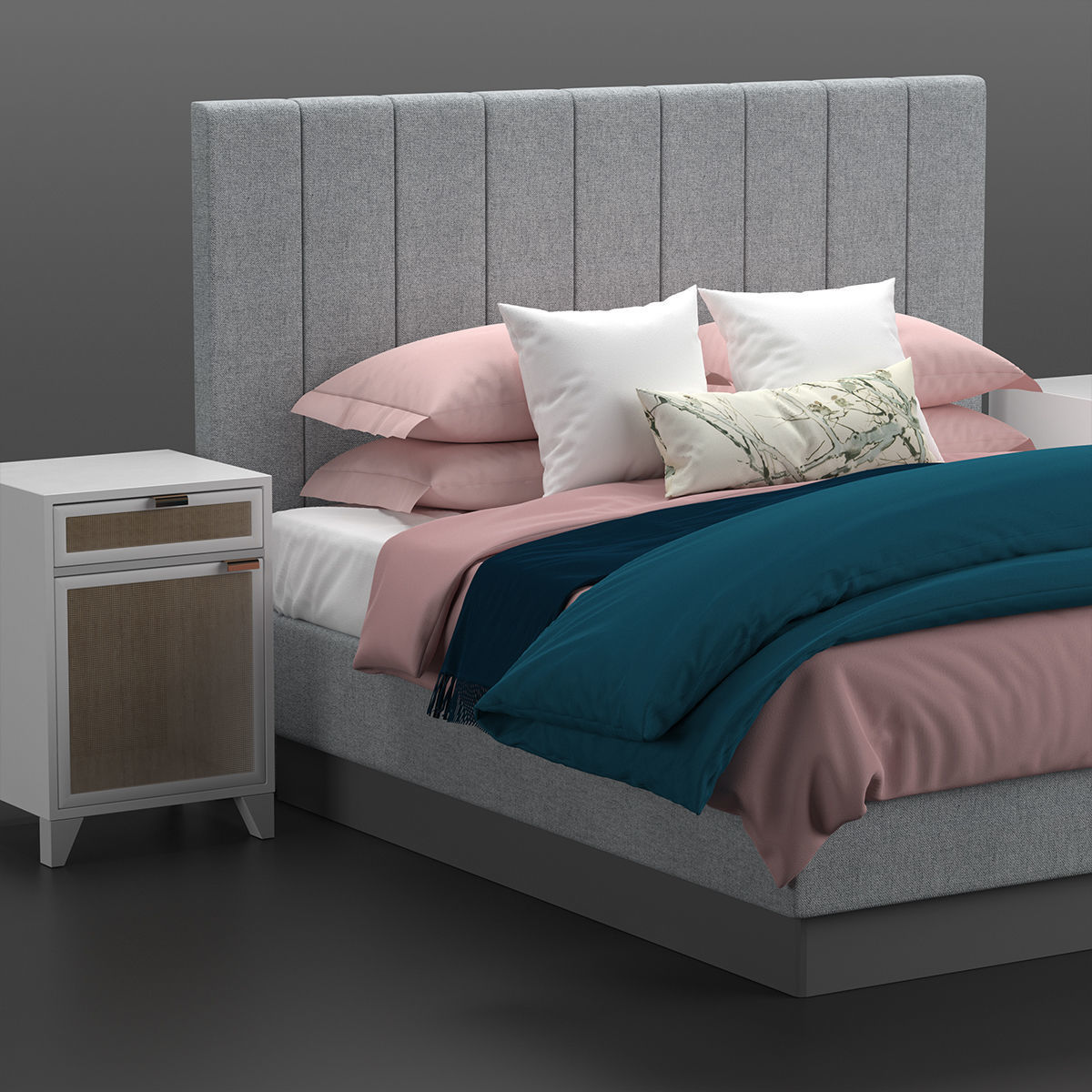 bed studio mcgee 3D model | CGTrader