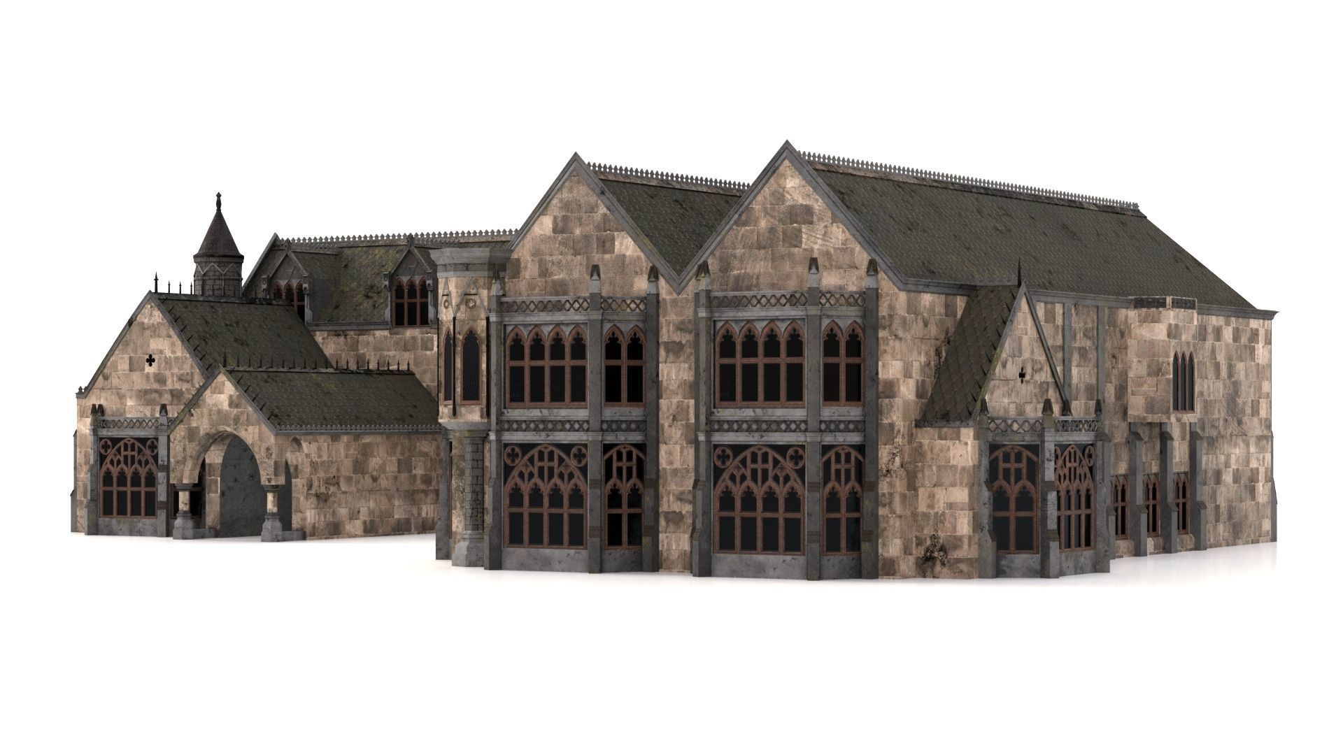 3D model Bloodborne style Victoran Building VR / AR / low-poly | CGTrader