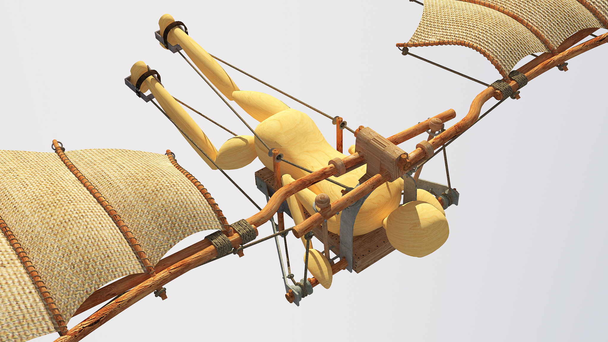 3D model leonardo da vinci VR / AR / low-poly | CGTrader