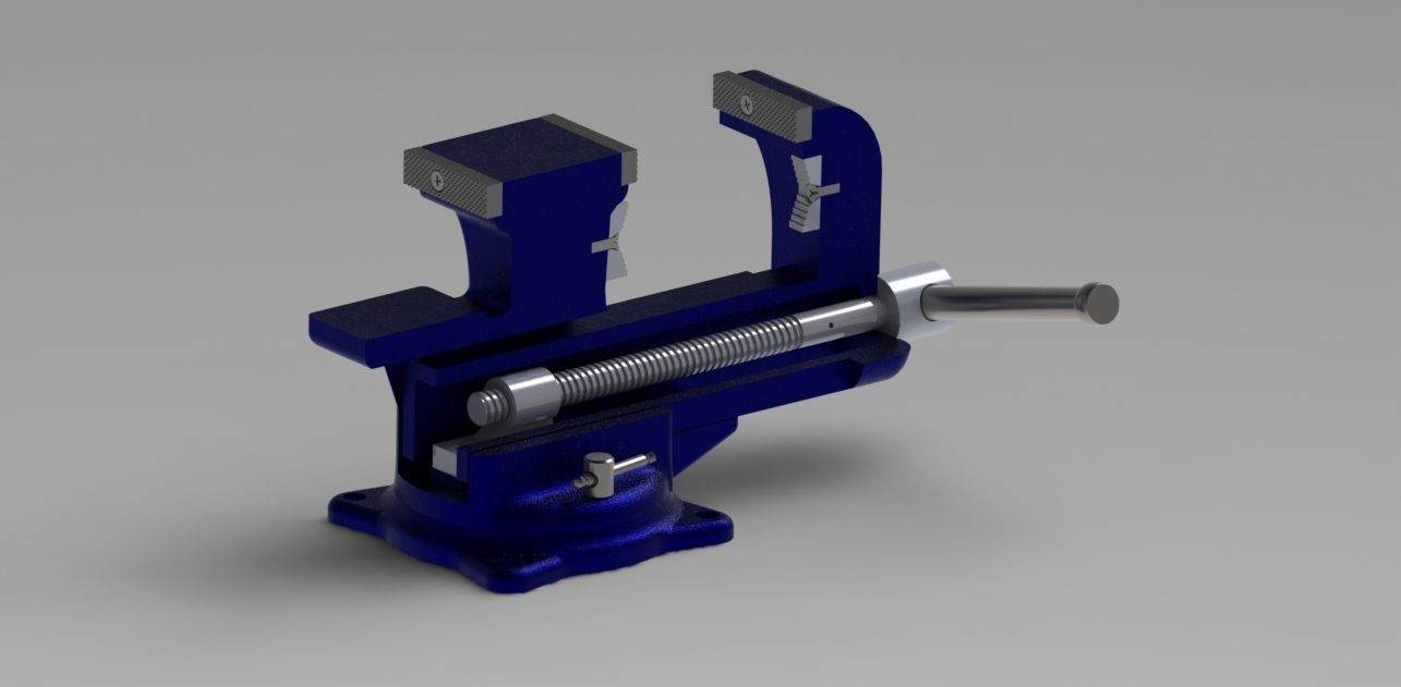 Bench Vice free 3D model | CGTrader