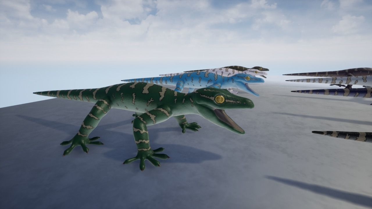 3D model 3D Gecko VR / AR / low-poly animated | CGTrader