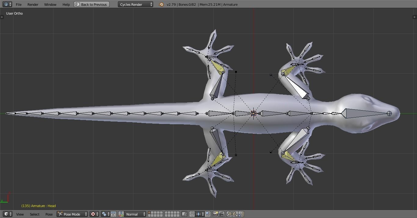 3D model 3D Gecko VR / AR / low-poly animated | CGTrader