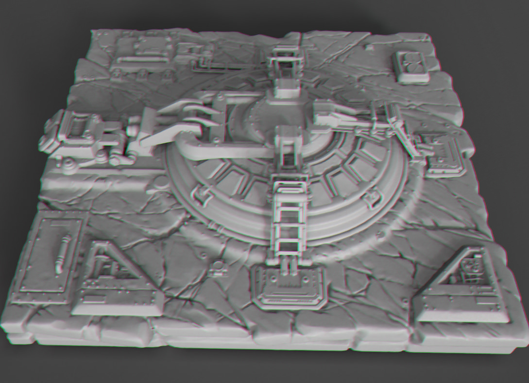 Missile silo 3D Model 3D printable .obj .stl - CGTrader.com