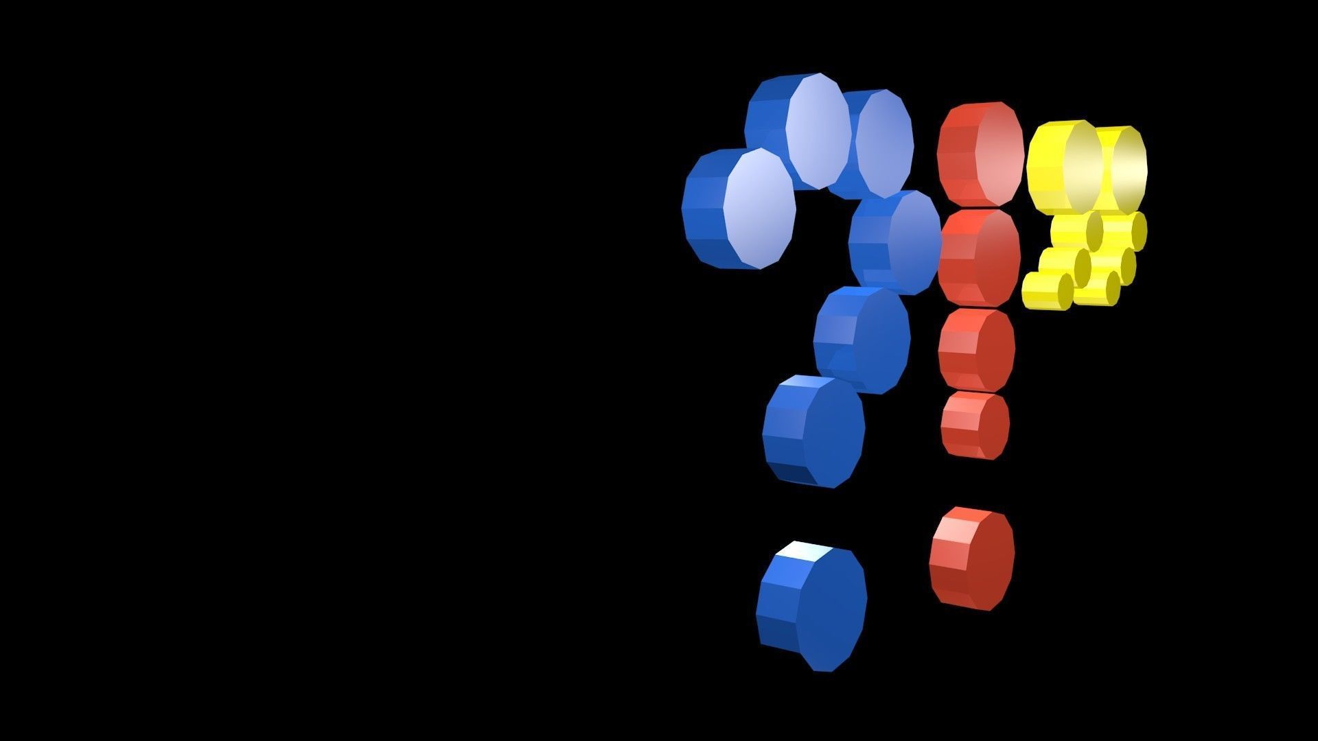 3D model Low poly punctuation marks 5 VR / AR / low-poly | CGTrader