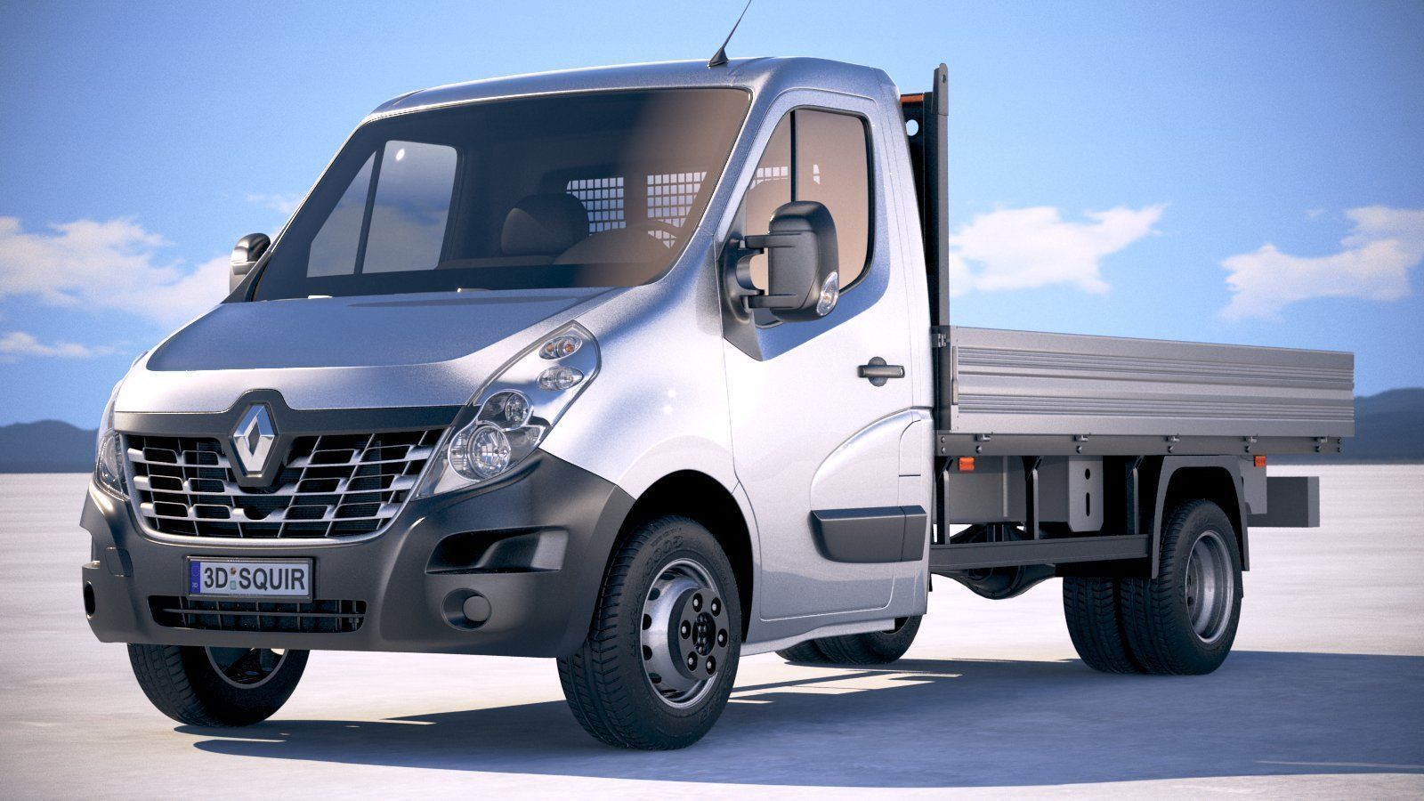 Renault Master Tipper 2018 3D model | CGTrader