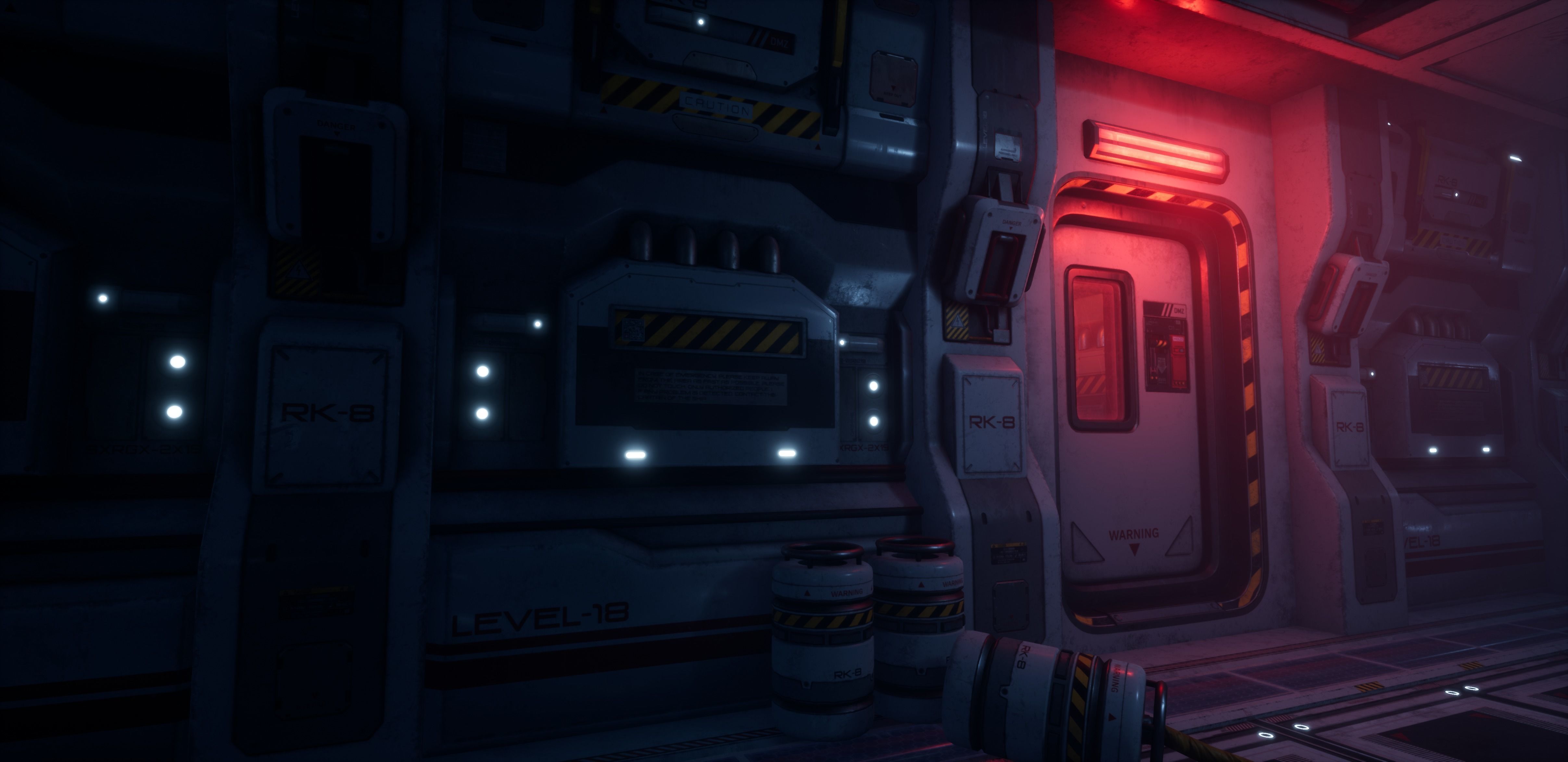 3D model Sci-Fi Modular Corridor - 11 Assets Pack VR / AR / low-poly ...