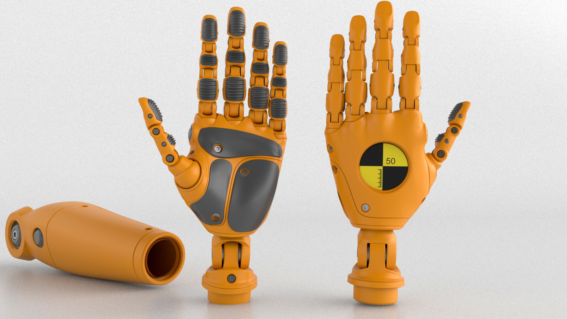 Crash Test Dummy Robot Android mechanical hand 3D model | CGTrader