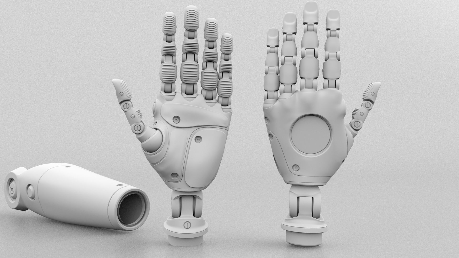 Crash Test Dummy Robot Android mechanical hand 3D model | CGTrader