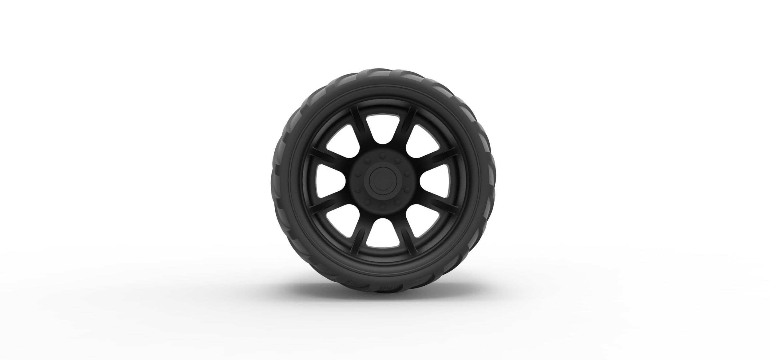 Diecast Offroad wheel 13 3D model 3D printable | CGTrader