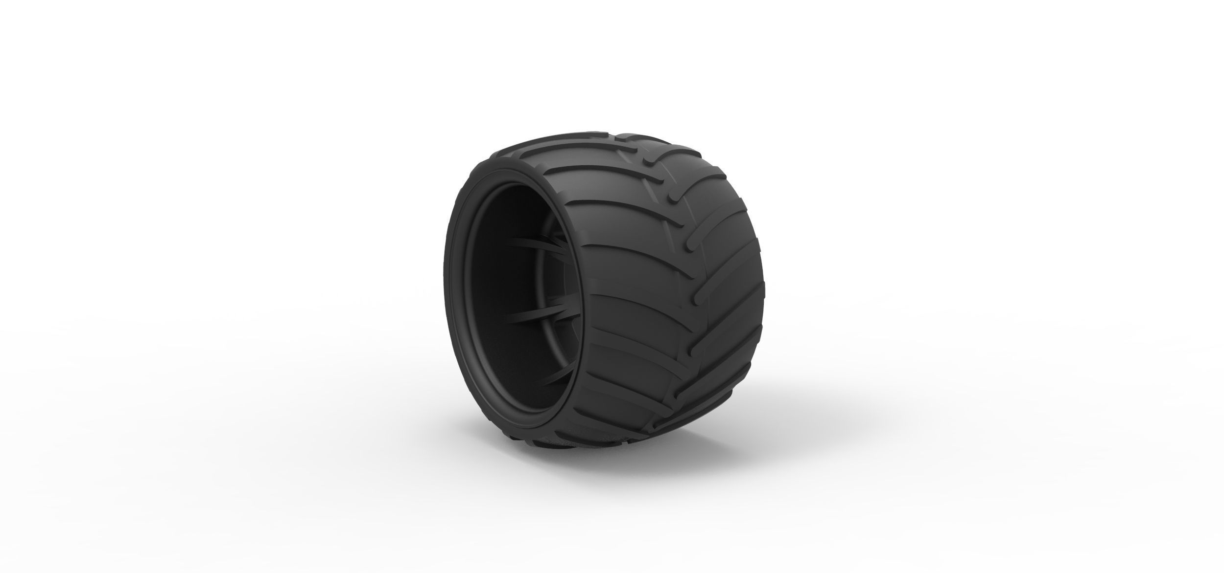 Diecast Offroad wheel 13 3D model 3D printable | CGTrader