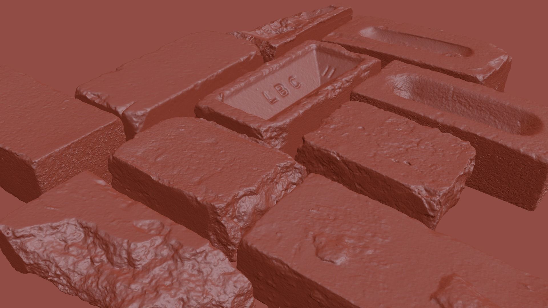 Ultra Realistic Old Brick Scan Pack 8k HD 3D model | CGTrader