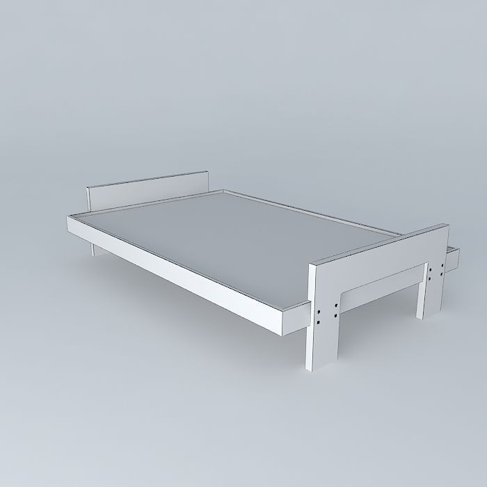 Cot In Plywood 3d Model Cgtrader