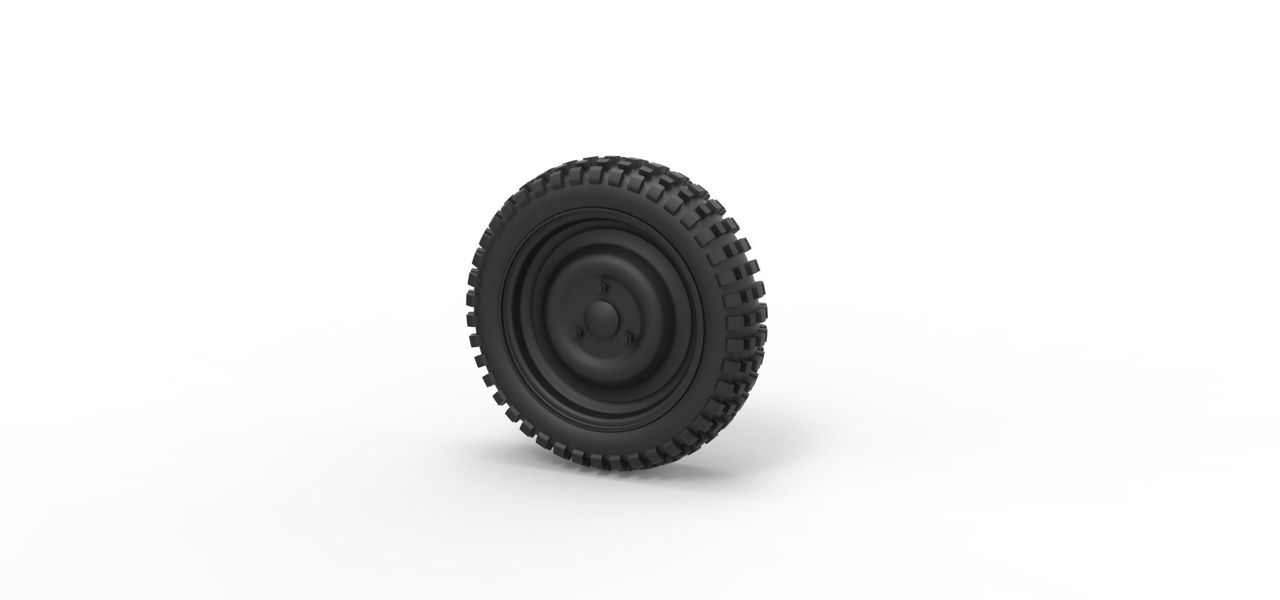 Diecast Offroad wheel 24 3D model 3D printable | CGTrader