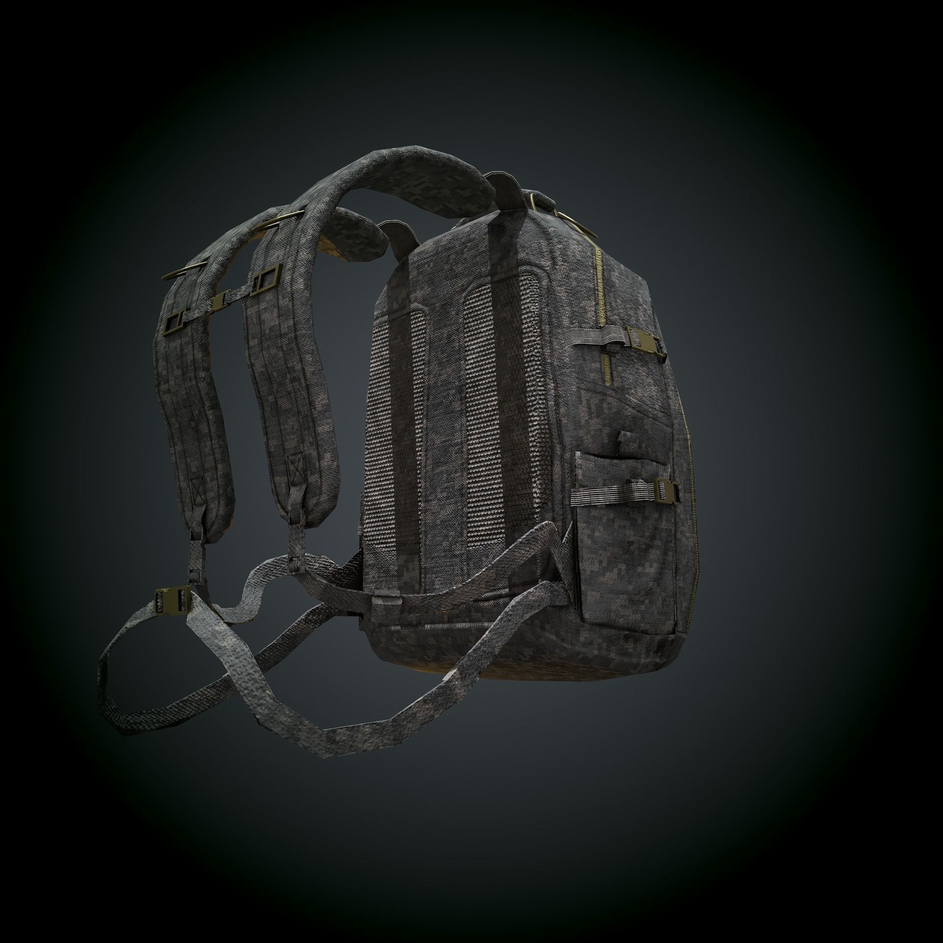 3D model Tactical Back Pack Game Asset VR / AR / low-poly | CGTrader