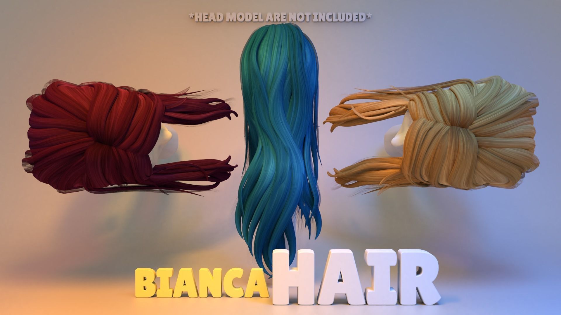 Bianca Hair 3D model | CGTrader