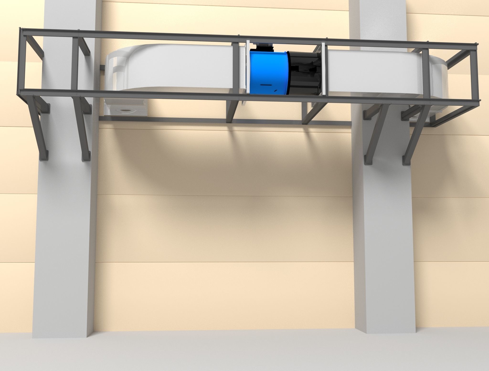 Ventilation box 3D model | CGTrader