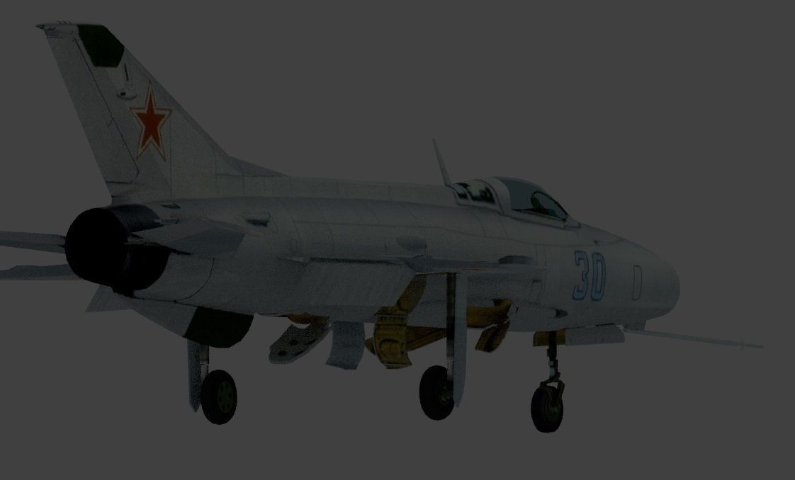 mig 21 F13 free VR / AR / low-poly 3D model | CGTrader