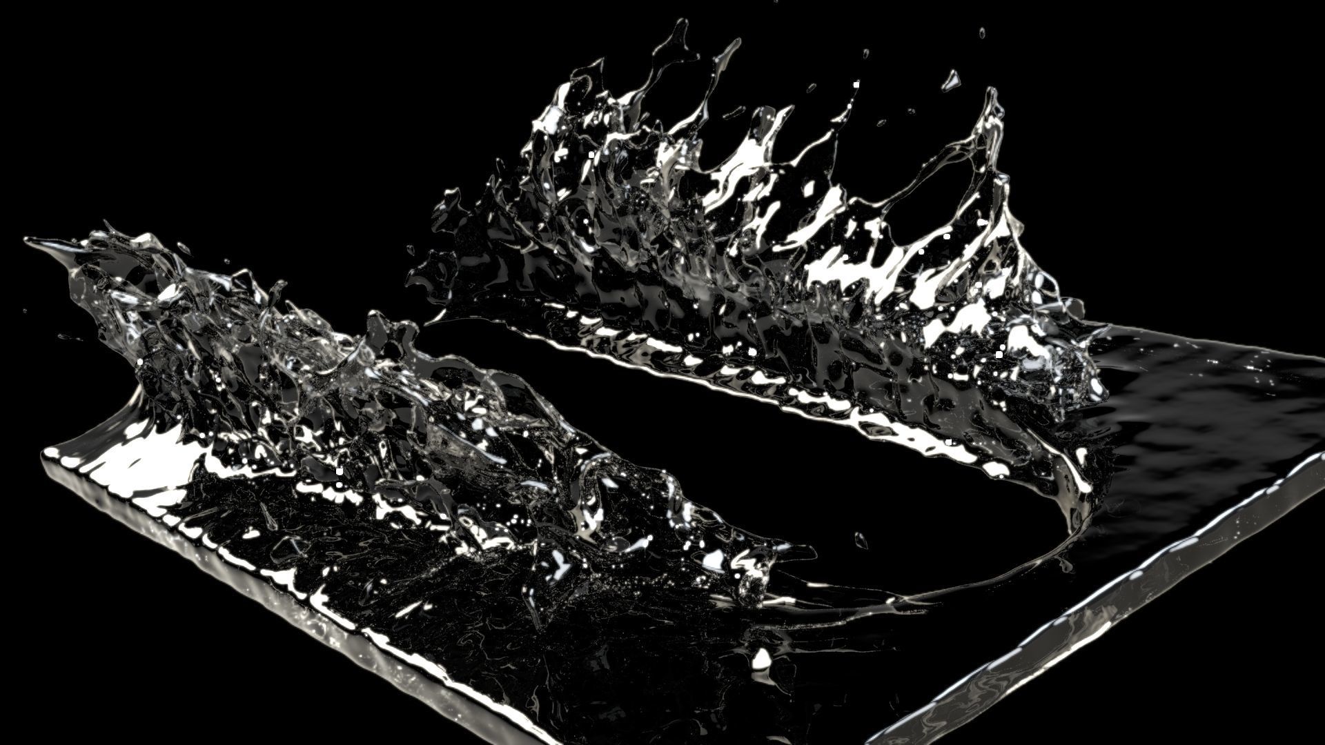 3D model Puddle splash | CGTrader