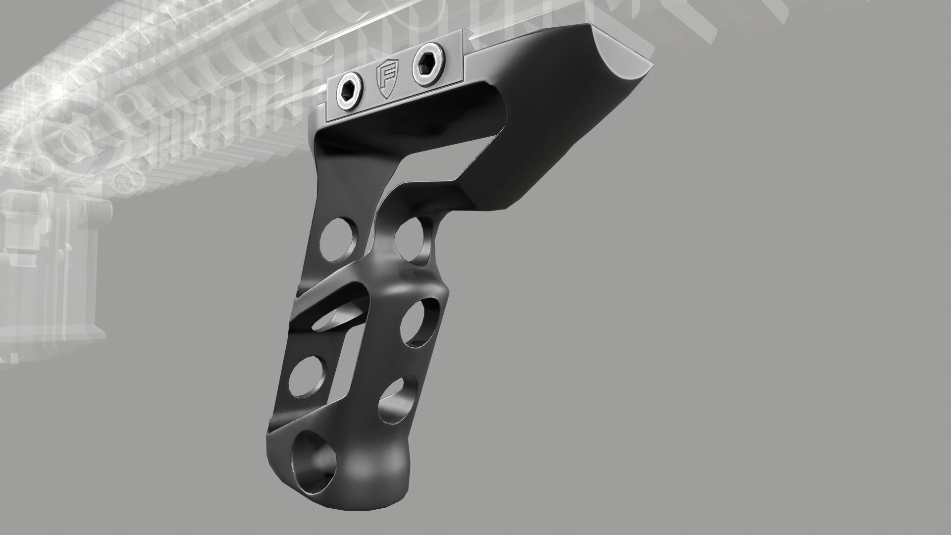 3D model Fortis SHIFT Vertical Grip VR / AR / low-poly | CGTrader