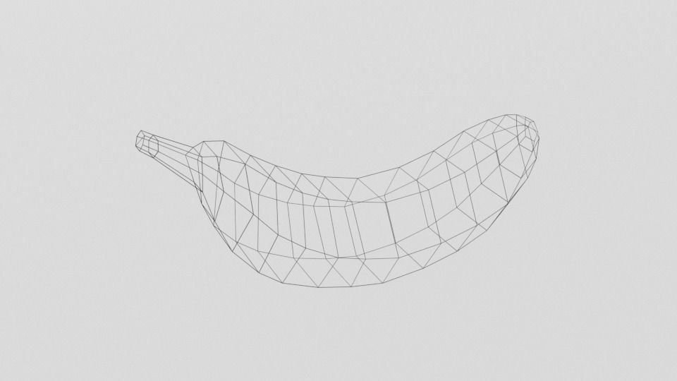 3D model Low Poly Cartoon Banana VR / AR / low-poly | CGTrader