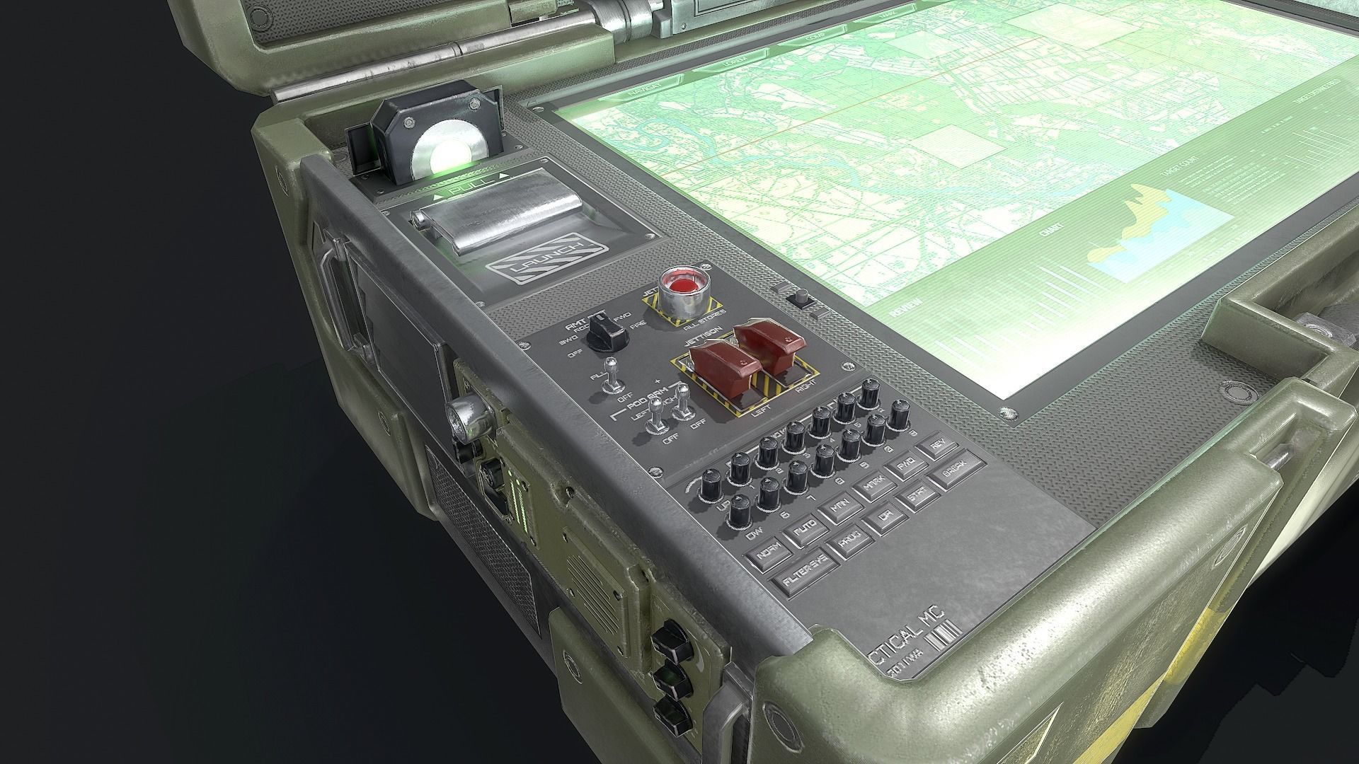 3D model Tactical Command Post VR / AR / low-poly animated | CGTrader