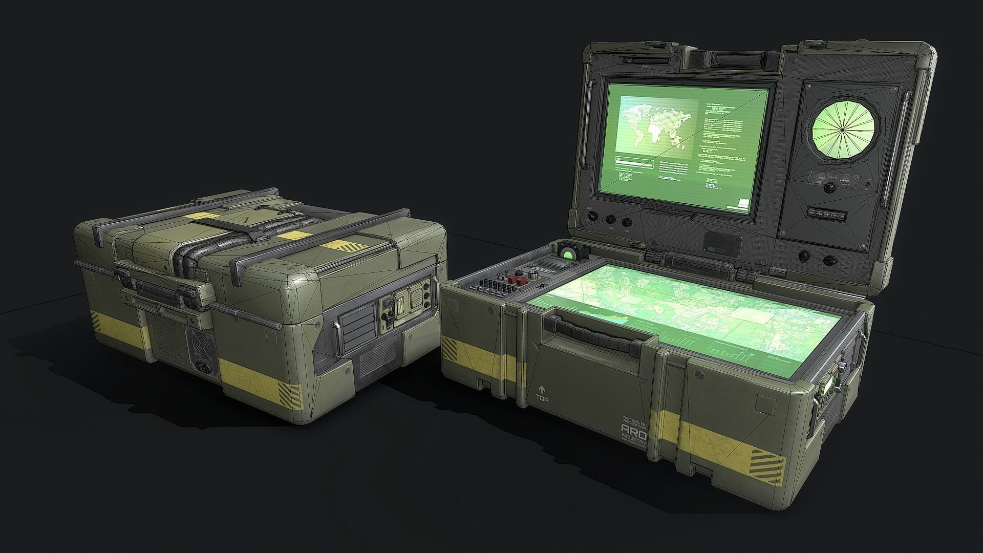 3D model Tactical Command Post VR / AR / low-poly animated | CGTrader