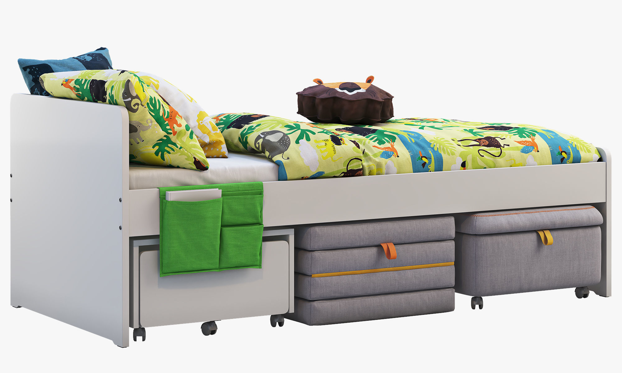 Slakt bed 2 options Ikea 3D model | CGTrader