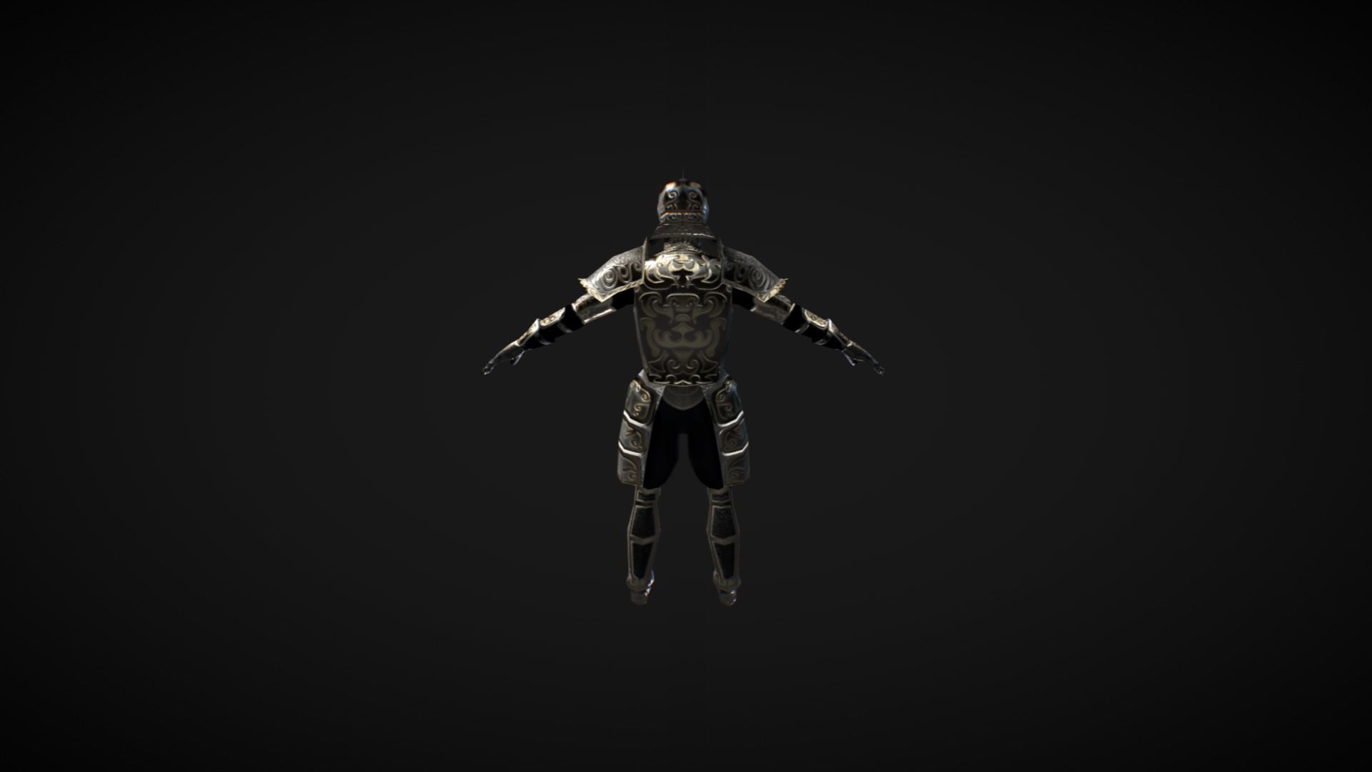 Solus - The Knight - Low Poly Character free VR / AR / low-poly 3D ...