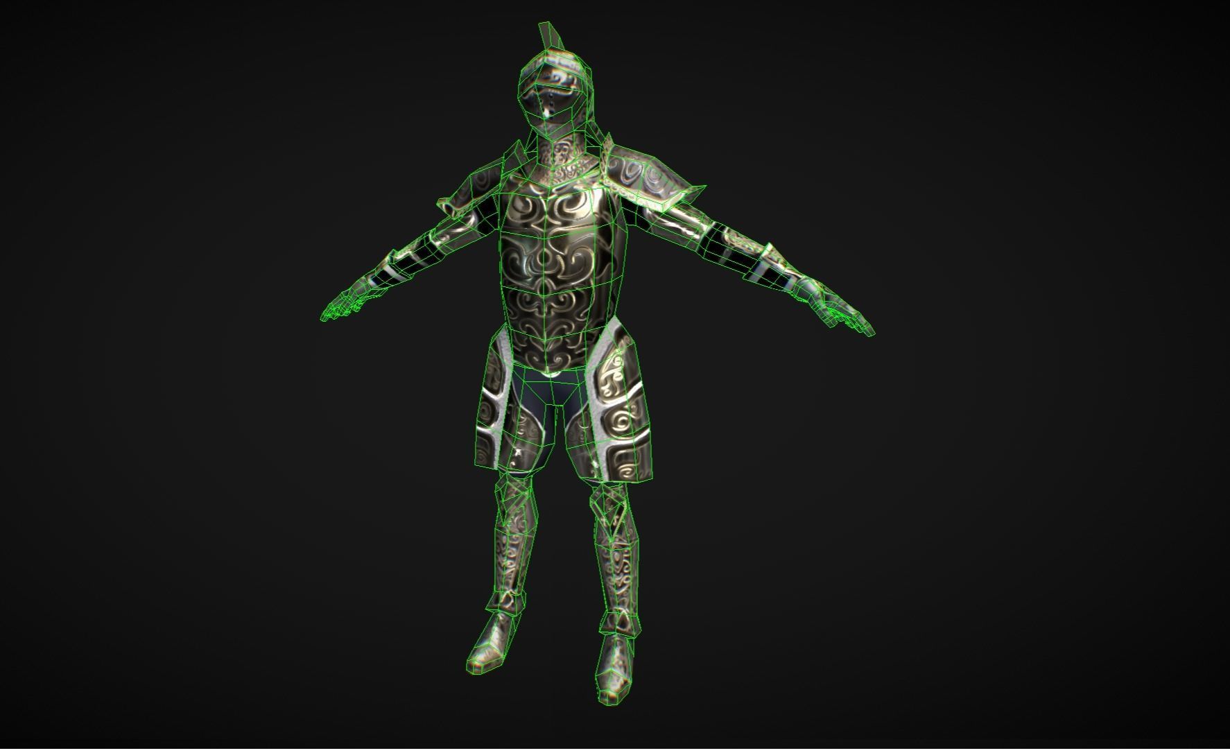 Solus - The Knight - Low Poly Character free VR / AR / low-poly 3D ...