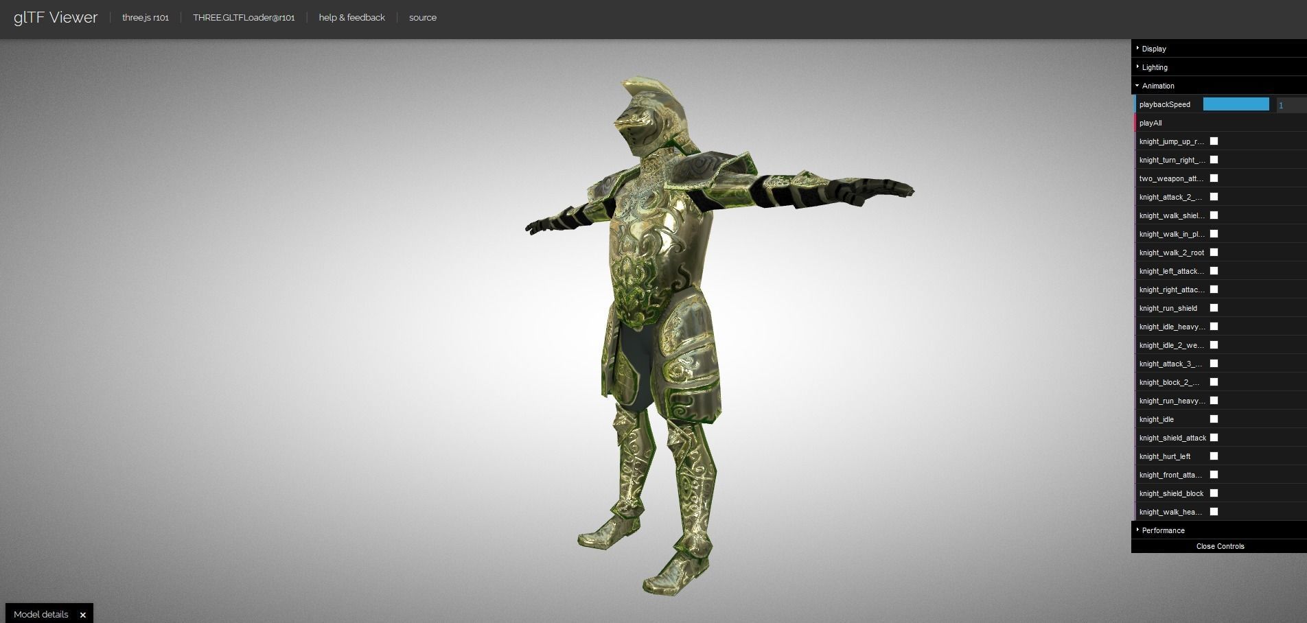 Solus - The Knight - Low Poly Character free VR / AR / low-poly 3D ...