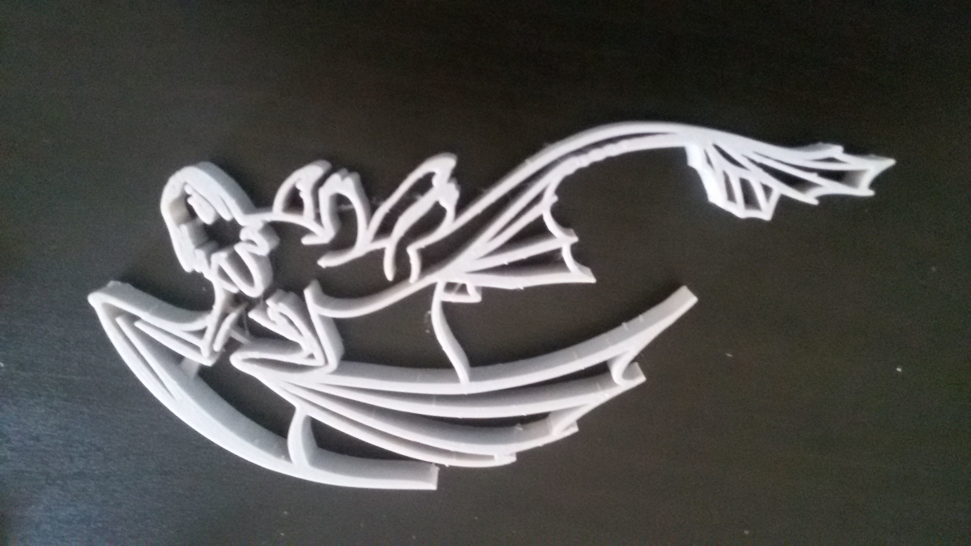 Toothless Cookie Cutter with detail How To Train Your Dragon 3 3D model ...