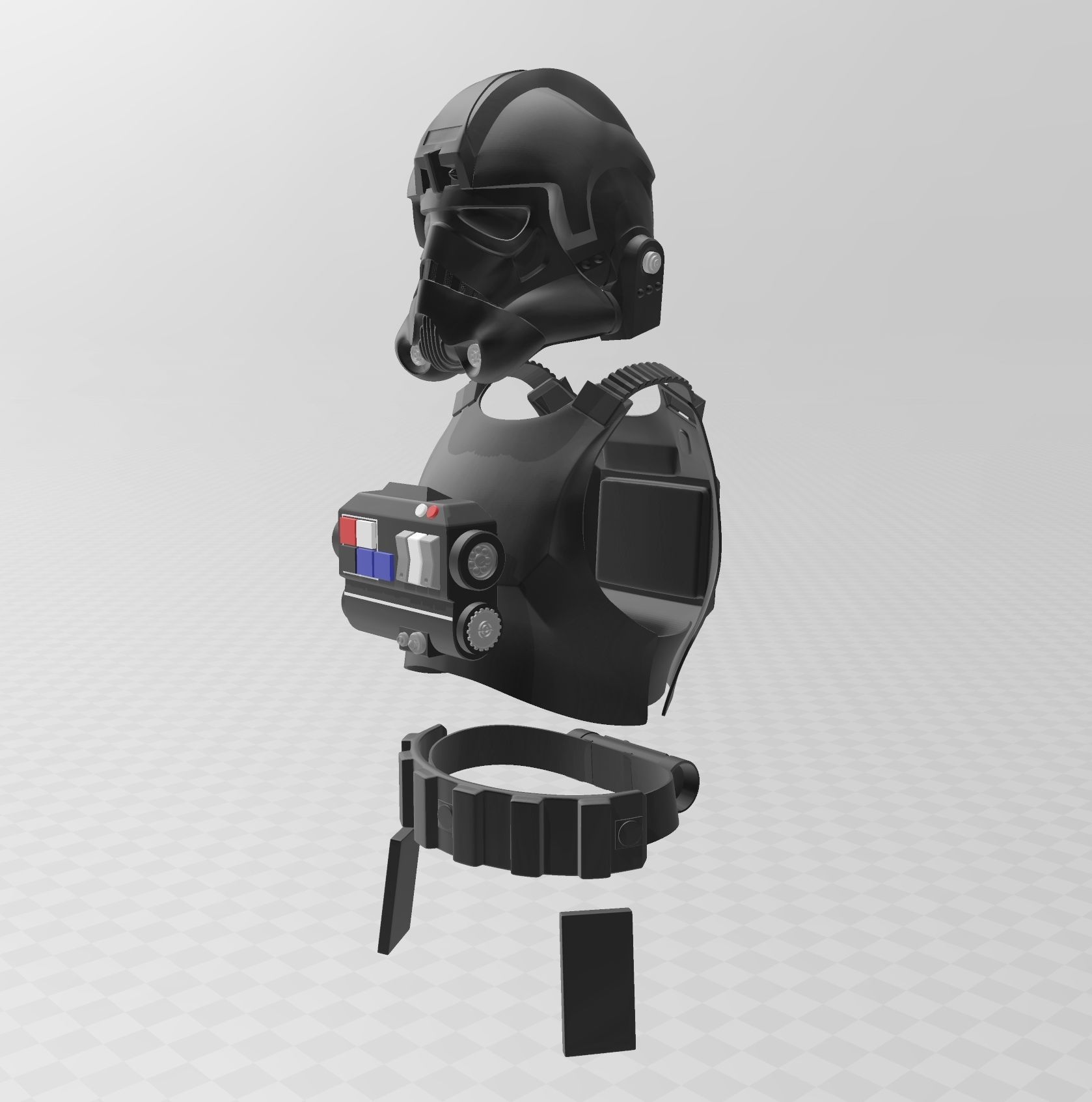 Star Wars SWBF2 Inferno Squad Inferno Squad Full Armour 3D model 3D ...