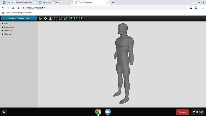 Man With No Hands free 3D model | CGTrader