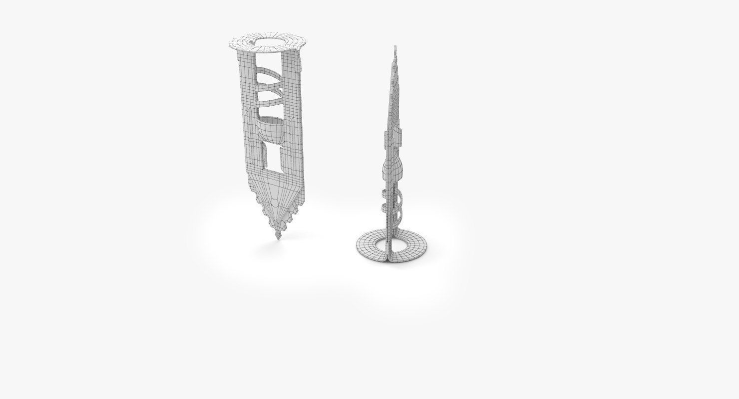 steel dowel 3D model | CGTrader